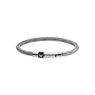Emporio Armani Armband F&uuml;r M&auml;nner, Silbernes Edelstahlarmband, EGS1623040