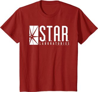 DC Comics Flash Star Labs Logo White T-Shirt