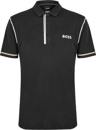 HUGO BOSS Paddytech Goc Poloshirt f&uuml;r Herren, Mit Kragen (Schwarz)