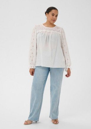 Kaffe Curve Langarmbluse Bluse langarm KCmally Gro&szlig;e Gr&ouml;&szlig;en