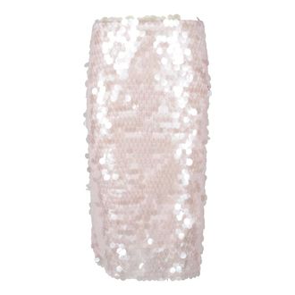 Tory Burch Femme, Jupes, Rose, Taille: 34 FR Jupe en maille &agrave; paillettes