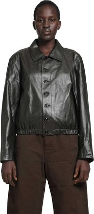 Christophe Lemaire Soft Leather Blouson Jacket