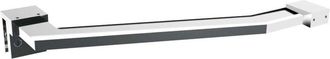 Gelco Design Gelco - Dragon - St&uuml;tze f&uuml;r Duschwand 300x150 mm, Chrom GDV300