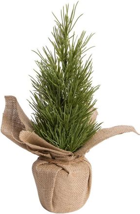 Botanic-Haus künstlicher Weihnachtsbaum (künstliche Tanne BZW. Kiefer) mit großem Sockel aus Jute