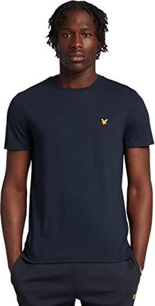 Lyle & Scott Hommes T-Shirt Sport À Manches Courtes Martin Bleu Marine Foncé L
