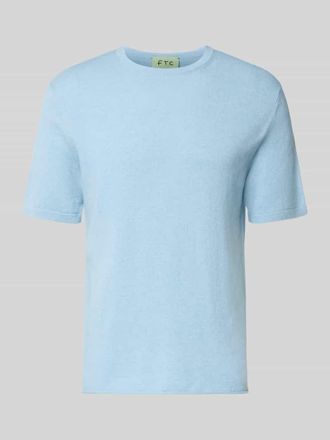FTC Strickshirt mit Kaschmir-Anteil und Knopfleiste