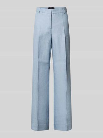 Max Mara Regular Fit straight Leg Anzughose aus reinem Leinen Modell MALIZIA