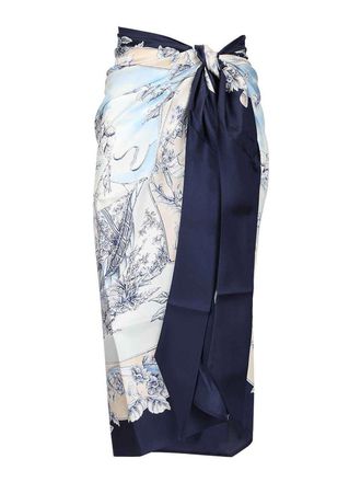Ferragamo Langer Rock - Hellblau