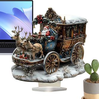 Generic 2D Krippenornament - Holz Basis Religi&ouml;s, Weihnachtsdekoration, Festliches Schreibtischregal, Kamintischtafel | Fensterbank, Zuhause, B&uuml;ro, Urlaubsanz