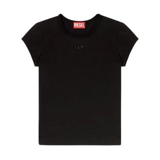 Diesel Femme, Tops, Noir, Taille: 40 FR T-Angie-Od T-shirt
