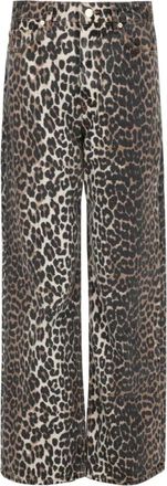 Ganni Damen, Hosen, Braun, W27Gr&ouml;&szlig;e
