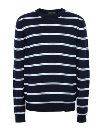 Michael Kors Mens SMALL STRIPE CREW
