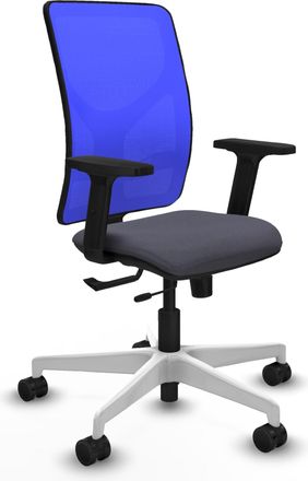 Piqueras y Crespo B&uuml;rostuhl XXL mit 2D-Armlehnen, h&ouml;henverstellbare Lendenwirbelst&uuml;tze, ausgestattet mit Syncro/Traslack und Schneideschaum, mit Rollen von 65 mm, Nylon