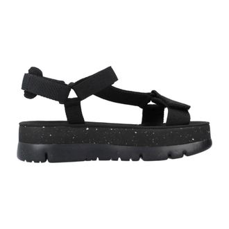 Camper Stilvolle Sandalen mit Oruga Design - - Shoes - Damen - Schwarzk - 39 EU