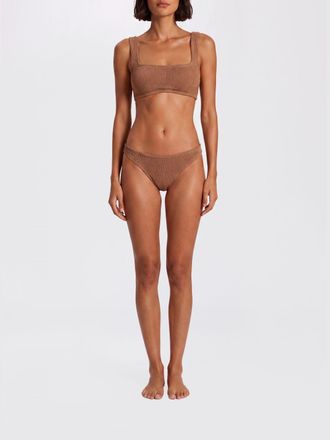 Hunza G Bikini Xandra en tissu &eacute;ponge avec haut &agrave; encolure carr&eacute;e