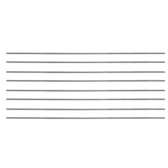 Artibetter 8 St&uuml;ck Wolframdraht 2mm X 20cm Hochtemperaturbest&auml;ndig Feuerfester Brenndraht f&uuml;r Keramikschmuck und T&ouml;pferofen Zubeh&ouml;r Hitzebest&auml;ndig bis 25-30g Bel