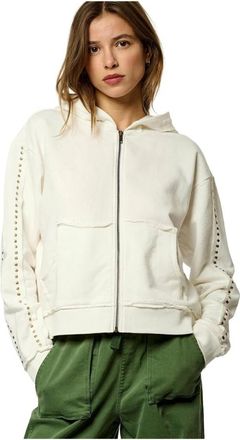 Kaporal Femme, Sweatshirts et sweats &agrave; capuche, Blanc, Taille: 40 FR Tons