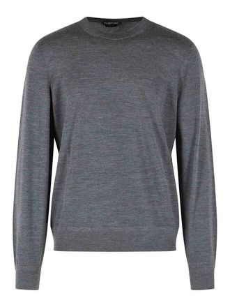 Tom Ford Rundhalspullover - Grau