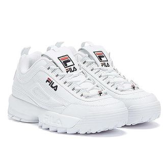 Fila Fila Baskets Disruptor II Blanc Premium pour homme et femme, blanc, 46 EU