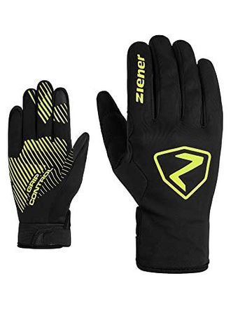 Ziener SMU 22-GTX Inf 274 Touch Gants de Cyclisme Langfinger | Gore-Tex Infinium, rembourrés, Respirants, Jaune Poison, 11 Mixte