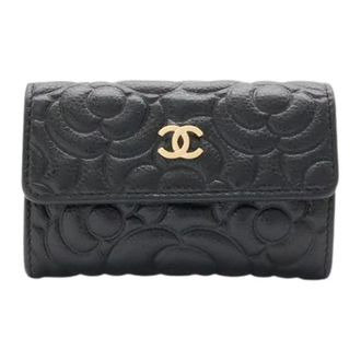 Chanel Pre-owned Leder Portemonnaies - - Pre-owned - Damen - Schwarzk - ONE SIZE