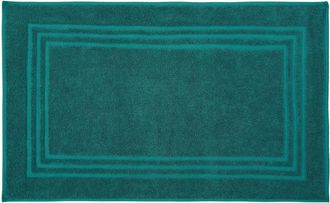 Kleine Wolke Frottier-Vorleger Lodge 3009683207, Ma&szlig;e: 50x 80 cm, Smaragd, 100% Baumwolle