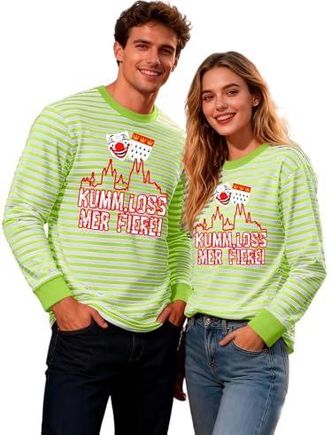 Generic T-shirt &agrave; rayures rouge et blanc pour homme et femme, sweat-shirt ray&eacute; &agrave; col rond, t-shirt basique rouge et blanc, &agrave; rayures, costume de marin, costum