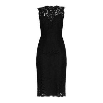 Dolce & Gabbana Femme, Robes, Noir, Taille: 40 FR Abito