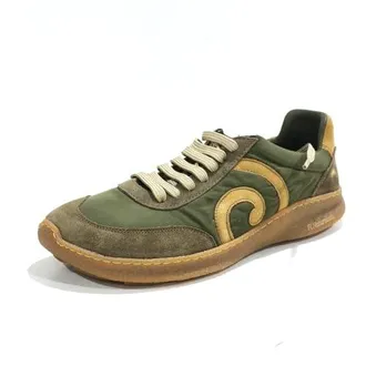 El Naturalista Chaussures de sport Barefoot en tissu et sciure, avec semelle en caoutchouc - N5435A pour homme, Forêt, 42 EU