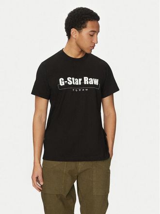 G-Star Raw T-Shirt Symbols D25970-C336 Schwarz Regular Fit