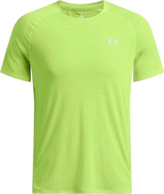 Under Armour Launch Trail Run T-Shirt f&uuml;r Herren, Raglan&auml;rmel (Gr&uuml;n)