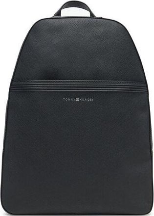 Tommy Hilfiger Rucksack Th Business Leather Backpack AM0AM13213 Schwarz