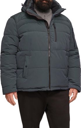 s.Oliver Wasserabweisende Steppjacke mit abnehmbarer Kapuze