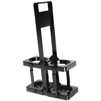 BESPORTBLE VILLCASE Faltbarer Bierflaschentr&auml;ger mit Stabilem Griff Tragbarer Getr&auml;nkekorb aus Robustem Kunststoff Handlicher Flaschenhalter f&uuml;r Bierflaschen und