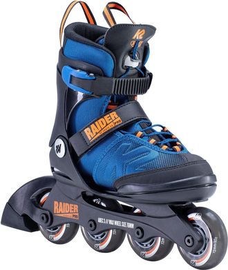 K2 Skates Jungen Inline Skates Raider PRO, Black - Blue - orange, 30D0221.1.1.M