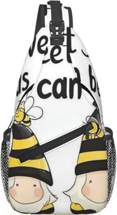 Generic Hello Sunshine Honey Bee Sac &agrave; bandouli&egrave;re de voyage pour homme Sac &agrave; dos de randonn&eacute;e