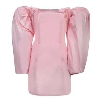 Jacquemus Femme, Robes, Rose, Taille: 34 FR Robe Mini Drap&eacute;e Rose Aw23