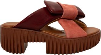 4CCCCees 4Ccccees, Femme, Chaussures, Rose, Taille: 40 EU Sandalo imbottito incrocio