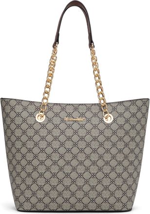 Montana West modische Tragetasche mit Rei&szlig;verschluss, gro&szlig;e Ledergeldb&ouml;rsen und Handtaschen f&uuml;r Damen, Top-Griff, Schultertasche, Hobo-Taschen, braun, Large