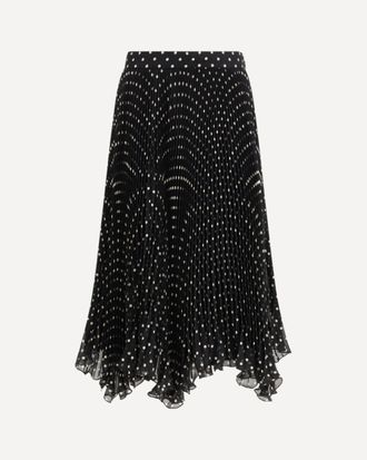 Valentino Polka-dot silk Skirt Female 42