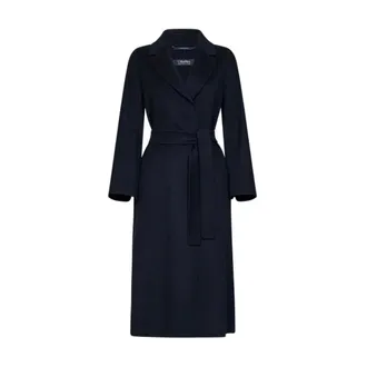 Max Mara Femme, Manteaux, Bleu, Taille: 40 FR Esturia Coat
