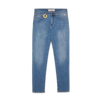 Roy Rogers Slim Fit Elastische Denim Jeans - - Jeans - Herren - Blau - W32