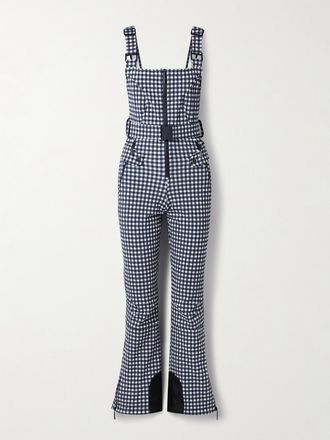 Cordova Fernie Skihose Aus Seersucker Mit Gingham-karo Und G&uuml;rtel - Blau