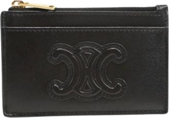 Celine Porte-monnaie Pre-owned - Femme - Pre-owned - Noir - Taille: ONE Size