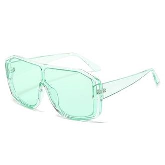 Generic Lunettes De Soleil À Monture Large For Hommes Et Femmes, Idéales For Les Vacances, Le Sport Ou Déplacements Quotidiens(Green)