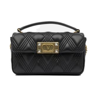 Valentino Garavani Quilted Top Handle Bag - - Bags - Damen - Schwarzk - ONE SIZE