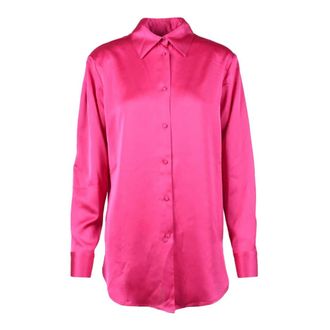 Nineminutes Elegante Bluse aus Polyester und Elastan - - Blouses & Shirts - Damen - Rosa - S