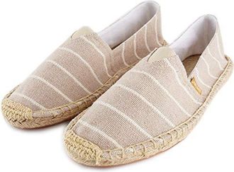 Alexis Leroy Impression Simple Espadrilles Mode Confort Originales pour Femme Abricot 38 EU