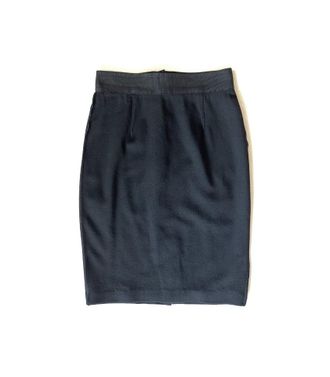 Dolce & Gabbana Stretch Crepe Black Skirt Size XS