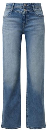 s.Oliver Jeans Karolin/Regular Fit/Mid Rise/Straight Leg/Doppelbund-Optik